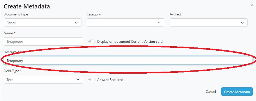 Create Custom Metadata Fields Kivo 