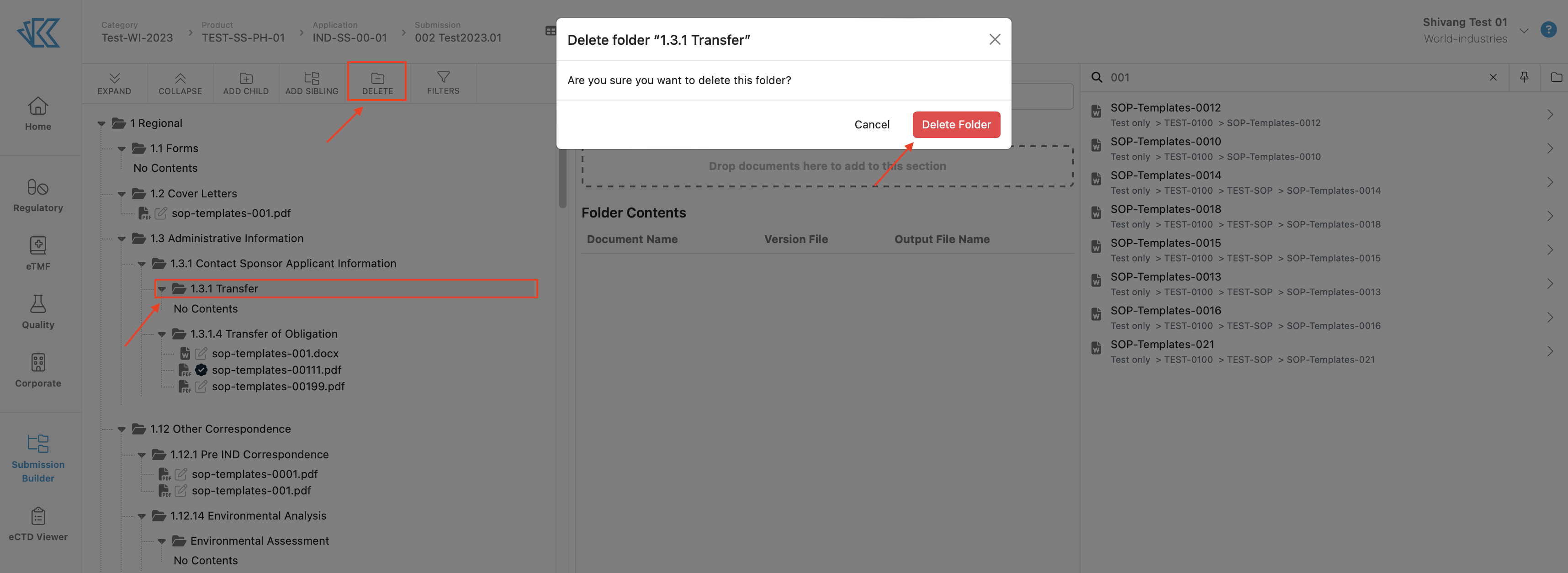 Navigating and Updating Submission Application in the Submission builder – Kivo
