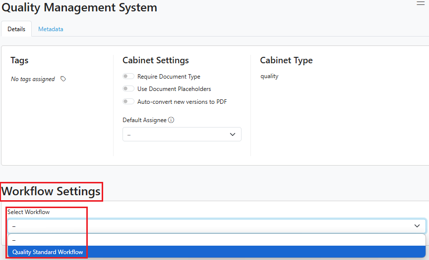 Custom Workflows - Adding a workflow to a cabinet – Kivo