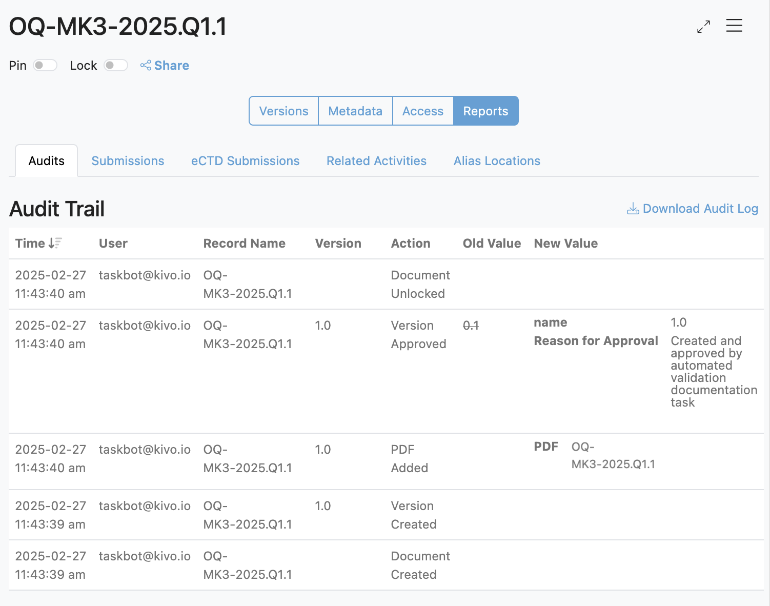 Release Validation Documentation - New Upload Process – Kivo