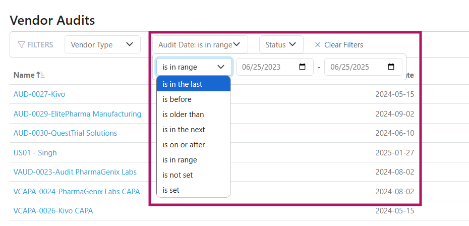 Vendor Audit Reports – Kivo